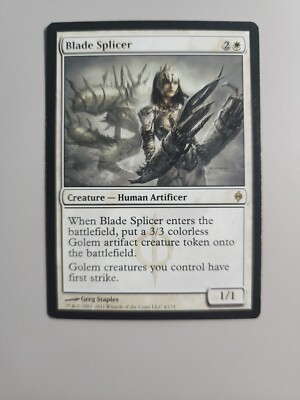 MTG Blade Splicer New Phyrexia 4/175 Regular Rare | eBay