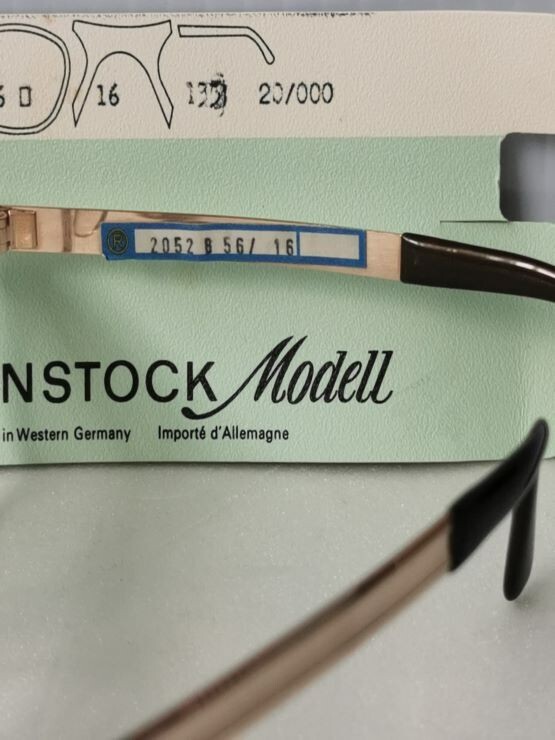 RODENSTOCK Frame/SUNGLASSES Richard Authentic Retired Yellow Gold 10K ...