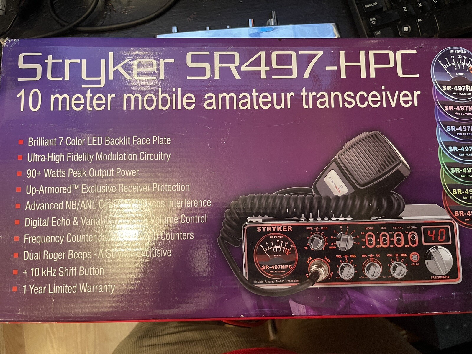 Stryker SR-497-HPC AM/FM 10M Mobile Radio 94922033192 | eBay