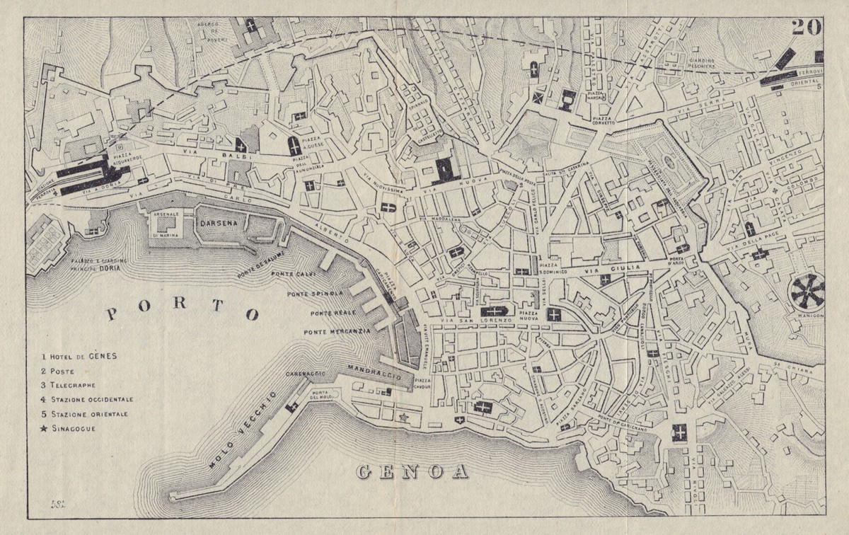 Old Genoa Genoa, Cayuga Co. New York 1859 Old Town Map Custom Print