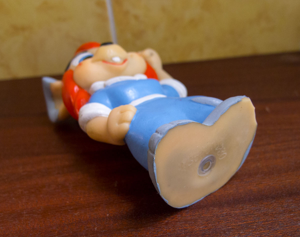 RESCUE RANGERS Gadget Hackwrench Disney Chip 'n Dale Rubber Squeak bath ...