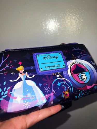 Loungefly DISNEY Cinderella Castle Series Flap Wallet; Princess New! | eBay