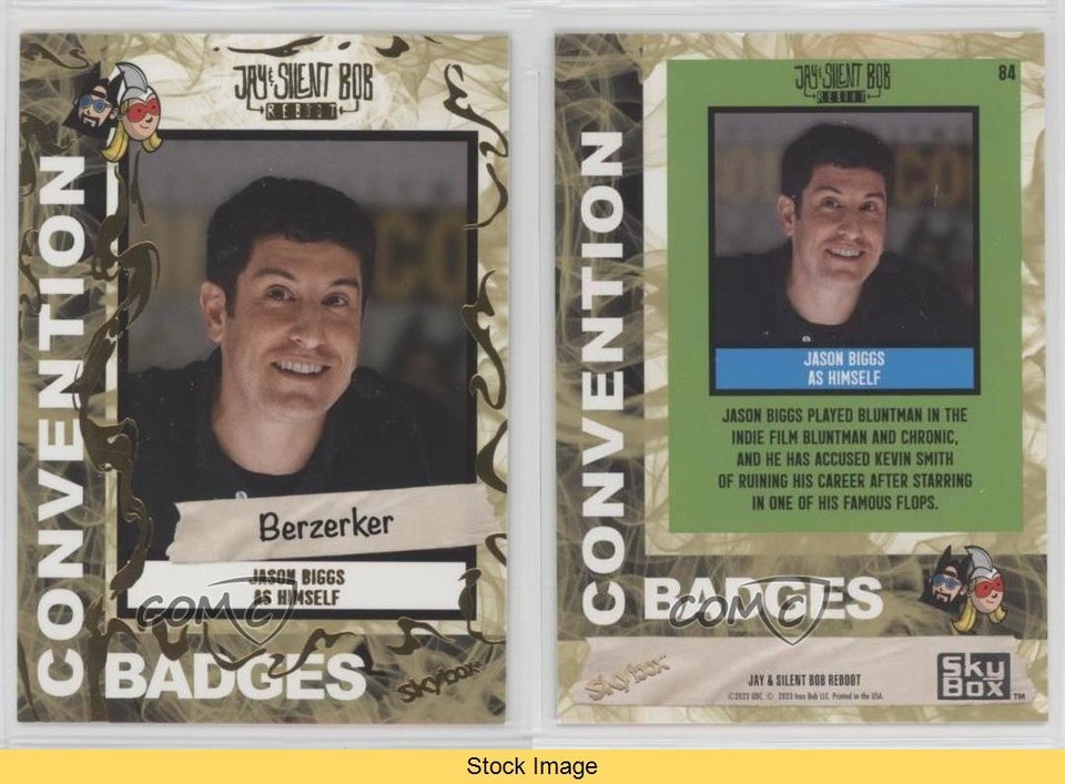2023 Skybox Jay & Silent Bob Reboot Berzerker Jason Biggs as Himself ...