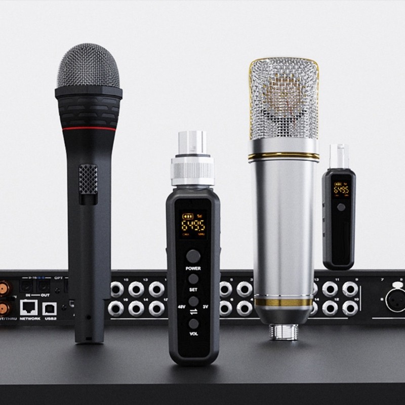 Wireds Wireless Microphones Converters Micphone Transmitters Receiver Receiving | eBay