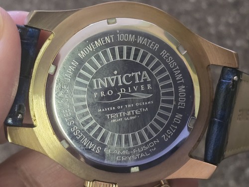Invicta Pro Diver Mod.17512 100M Blue Bezel Quartz Men's Watch | eBay