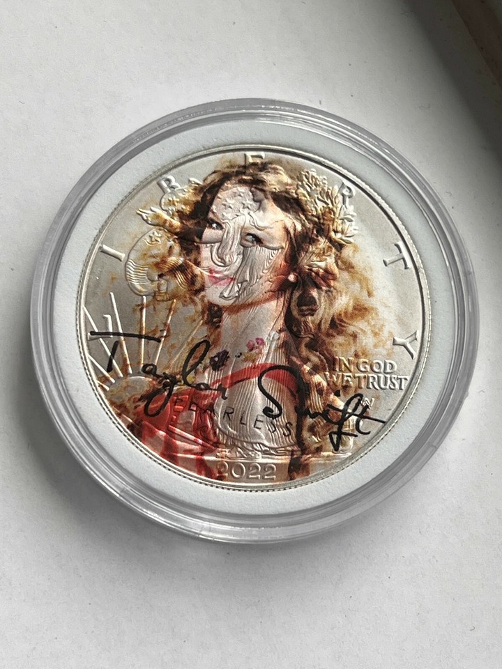 Taylor Swift - American Silver Eagle Limited Edition 1oz .999 Silver ...