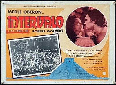 L990 INTERVAL Mexican Lobby Card 1973 Daniel Mann, sexiest Merle Oberon ...