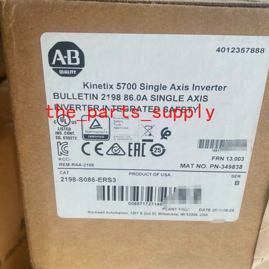New Sealed Allen Bradley 2198-S086-ERS3 Kinetix 5700 Inverter ...
