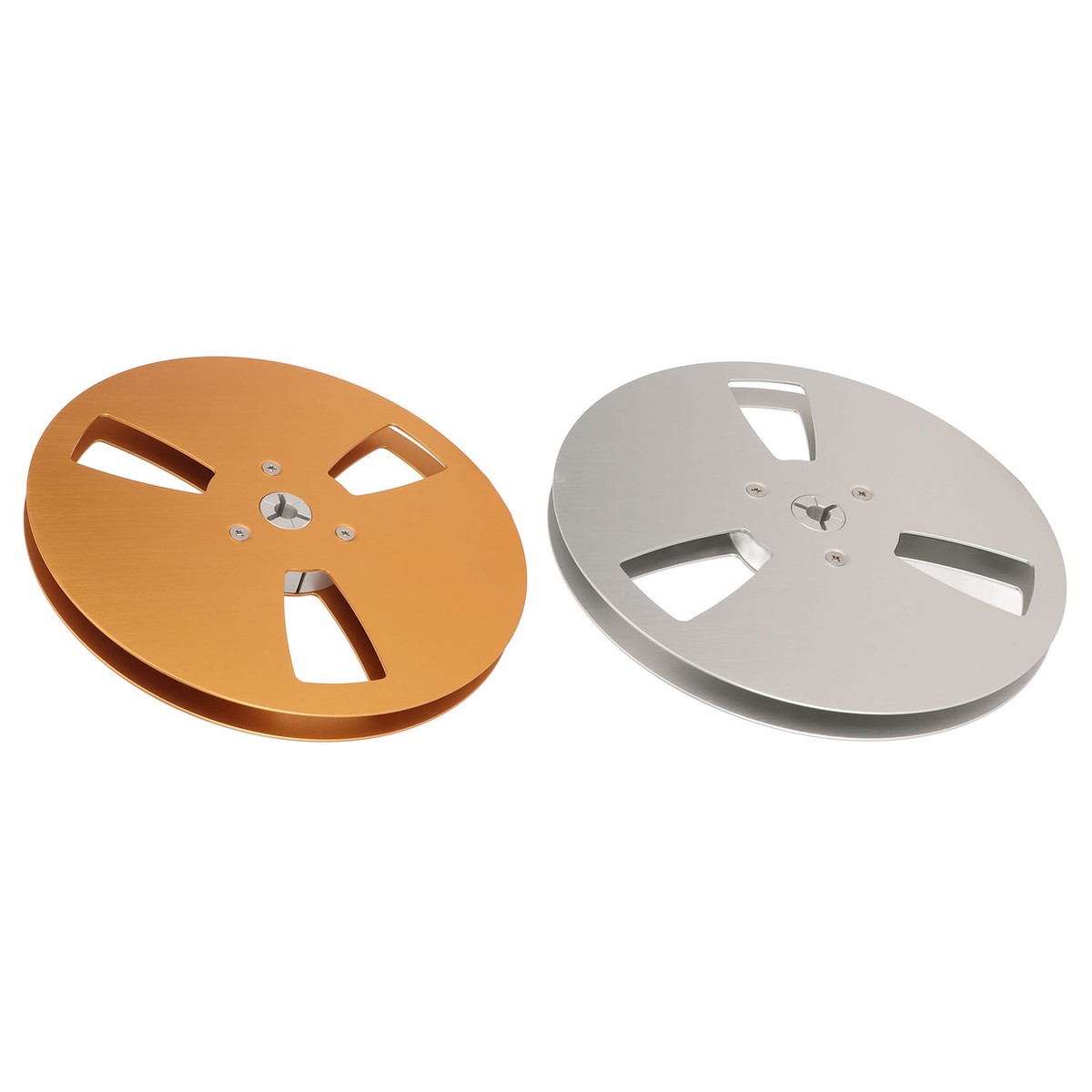 7 Inch Open Reel Hub 7-Inch Empty Tape Reel (1/4") - Aluminum Alloy NAB ...