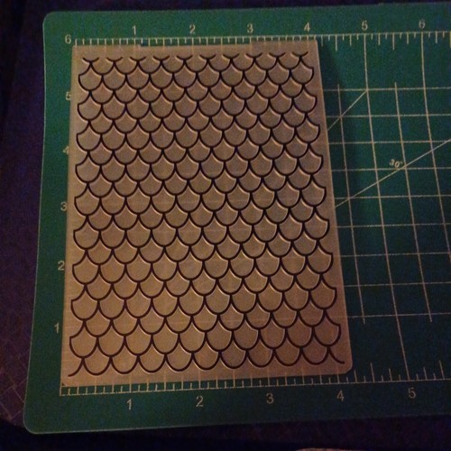 Universal Thin plastic 3d embossing folder Beach Mermaid Tail Fish ...