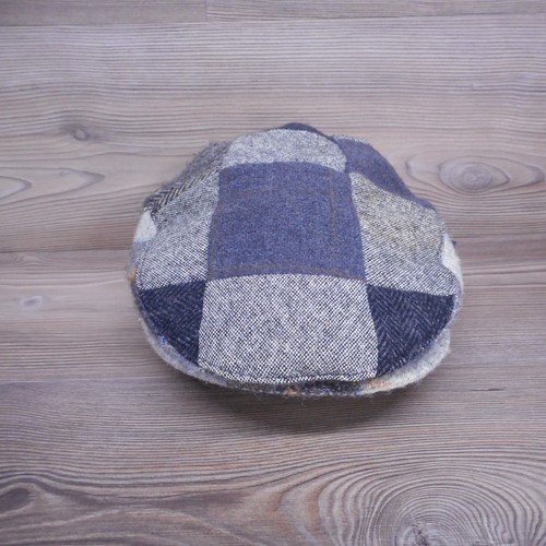 Hats of Ireland Castlebar Hat Cap Medium 7 1/8 Wool Donegal Tweed Patch ...