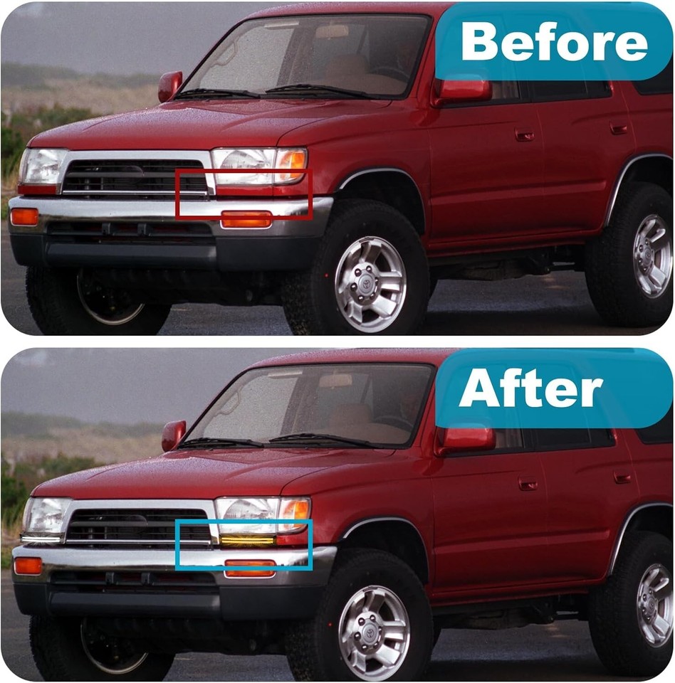 LED Daytime Running Light DRL Fog Lamp for 1996-2002 toyota 4Runner ...