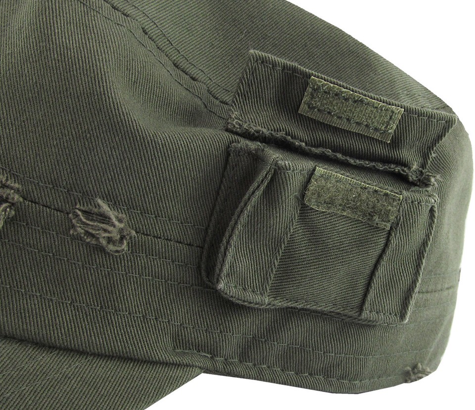 Military Hat Army Cadet Patrol Castro Cap Men Women Golf Driving Summer ...