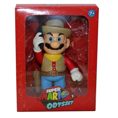 Super Mario Bros Mario Cowboy Action Figure Anime Peripherals Model ...