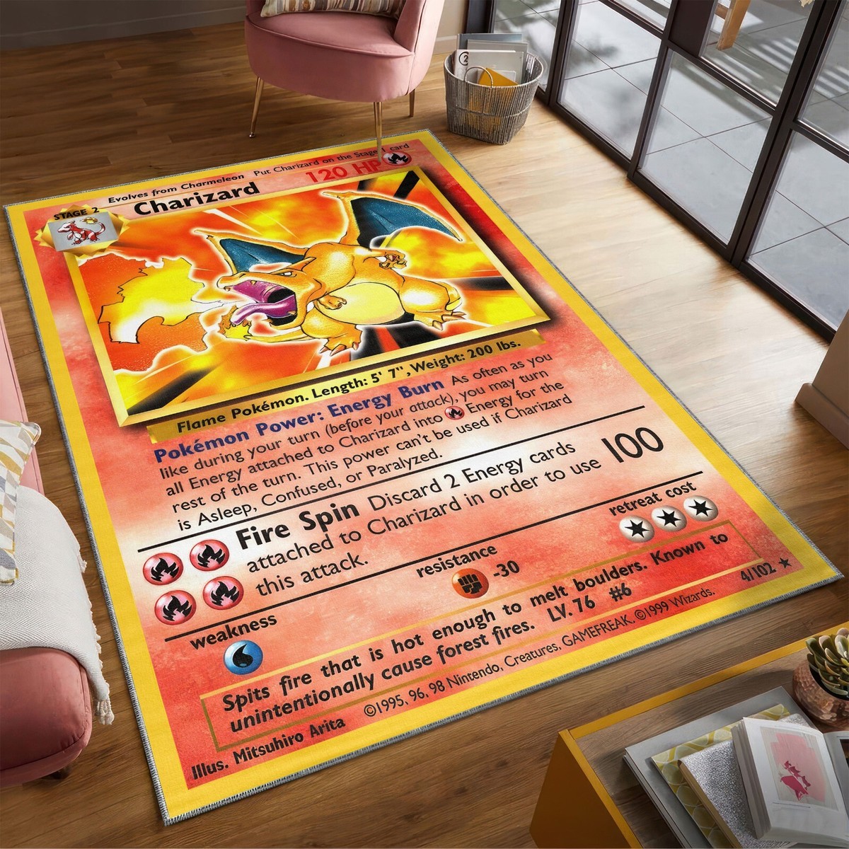 Pokémon Charizard X Tapete