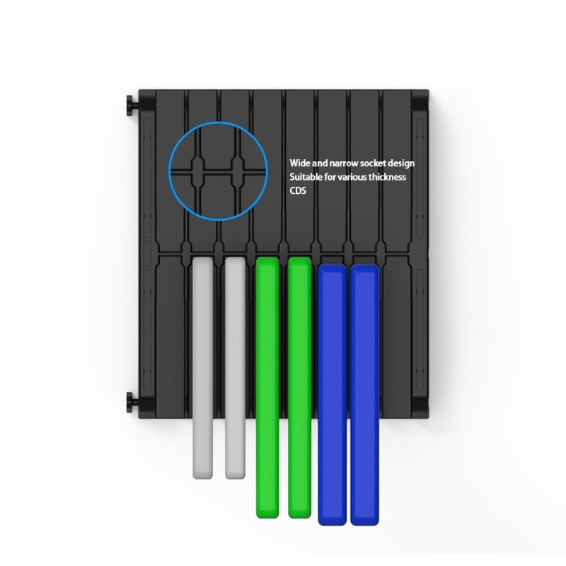 Multifunctional 32 Pcs Games Disk Storage Rack Game Discs Tower Cards ...