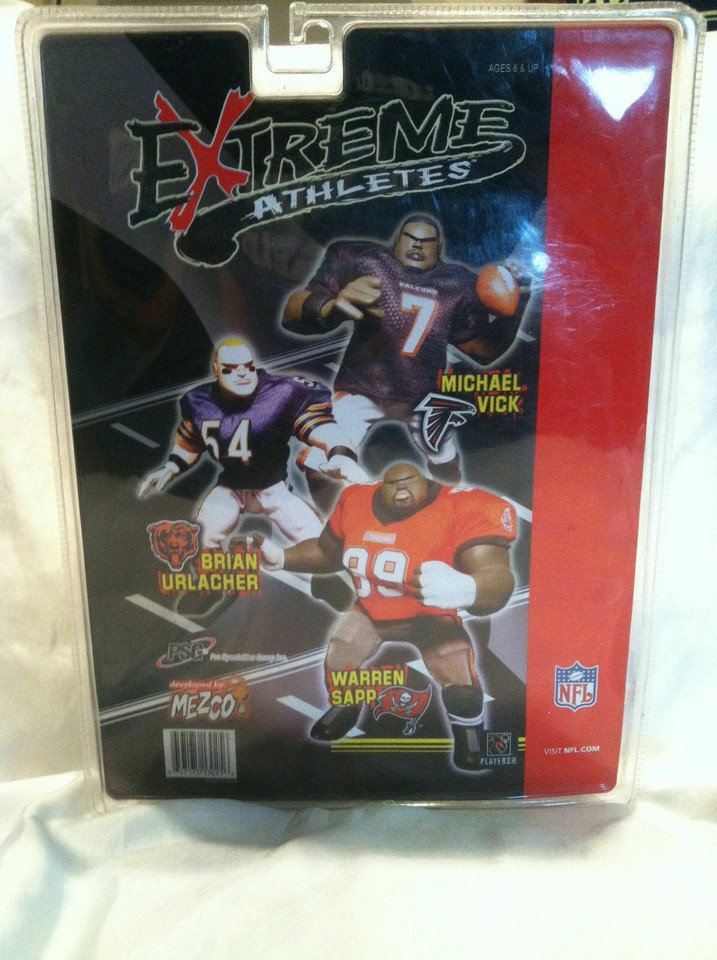 NFL EXTREME ATHLETES "WARREN SAPP" #99 TAMPA BAY BUCS 10" ACTION FIGURE ...