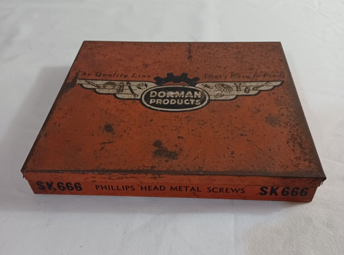 Vintage Dorman Products Hardware Store Display Metal Box SK 666 Phillip ...