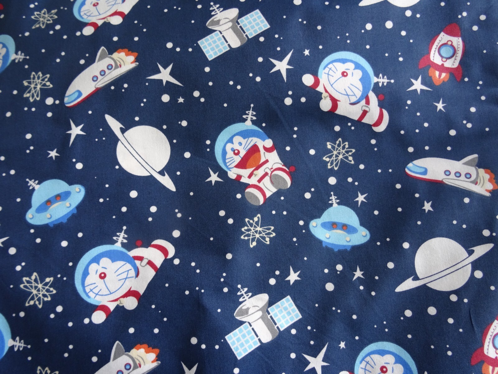 Doraemon fabric 100% Cotton 62 inch width by the 1/2 yard flat rate ...