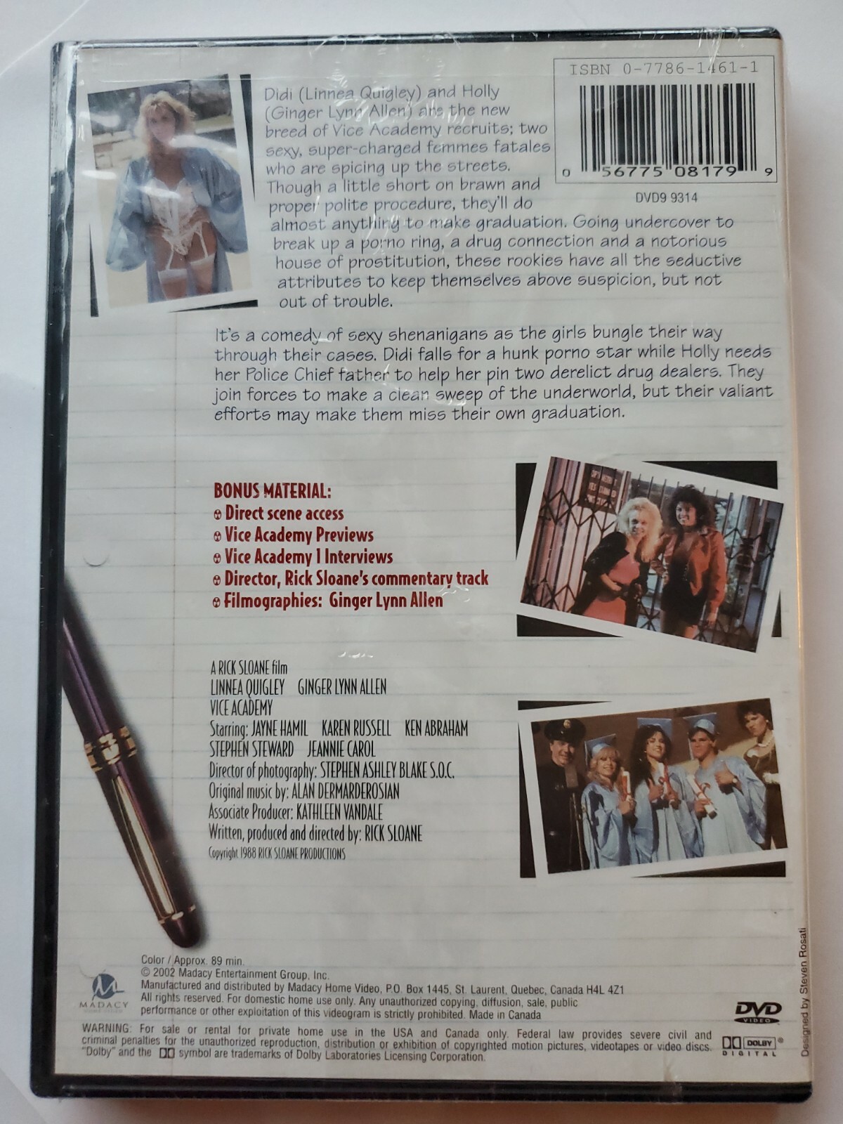 Vice Academy (DVD, 2002, Unedited Directors Cut) for sale online | eBay