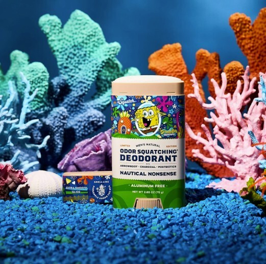 Dr. Squatch Men's Natural Deodorant Ltd Ed Spongebob Nautical Nonsense ...