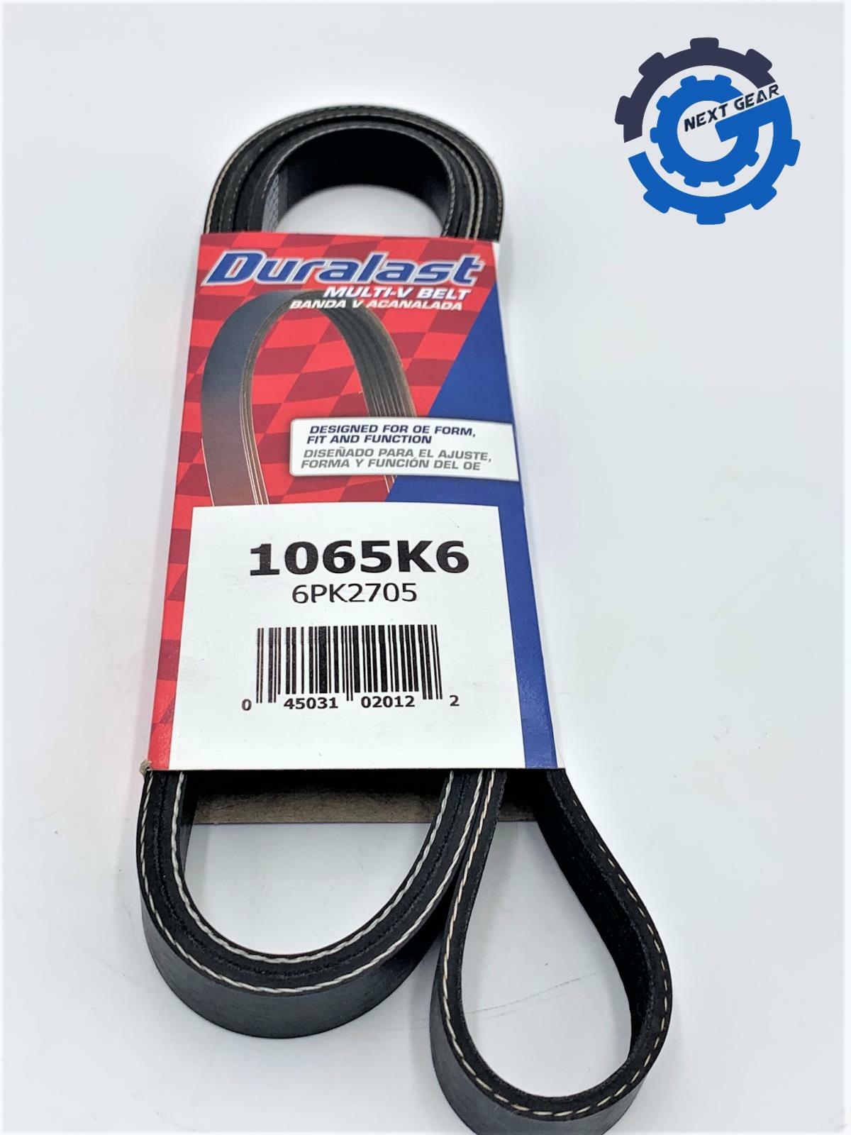 1065K6 New Duralast Multi V Serpentine Belt 6PK2705 | eBay
