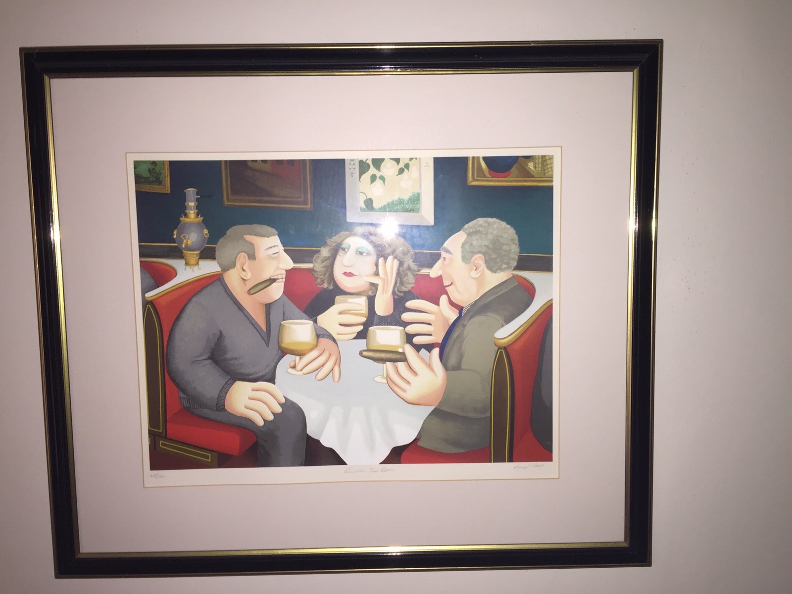 Beryl Cook 'Russian Tea Room' Signed Limited Edition Silkscreen | eBay