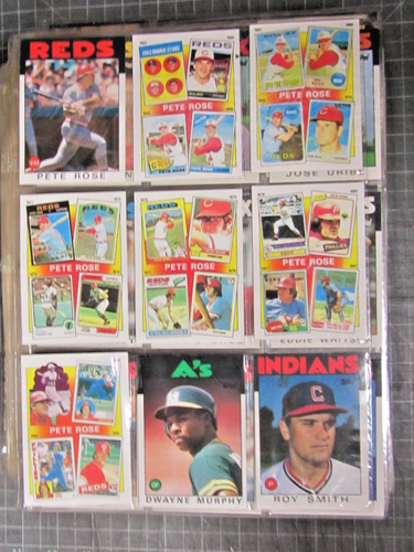 1986 TOPPS BASEBALL COMPLETE SET - 1-792 - HAND COLLATED - FREE ...