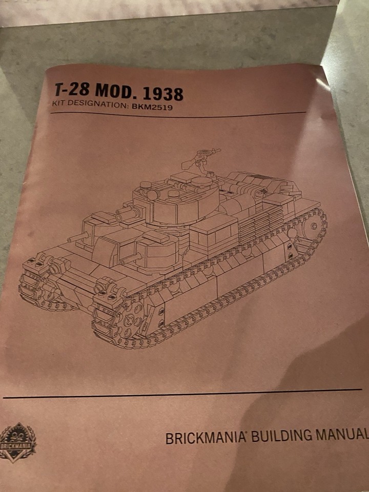 Brickmania WW2 Soviet Medium Tank T-28 MOD. 1938 BKM2519 | eBay