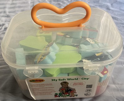 Edushape My Soft World - City, Oversized Play Building Blocks 29 Piece ...