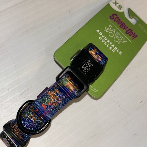 Sassy Woof Scooby Doo Adjustable Dog Collar XSmall /147c | eBay