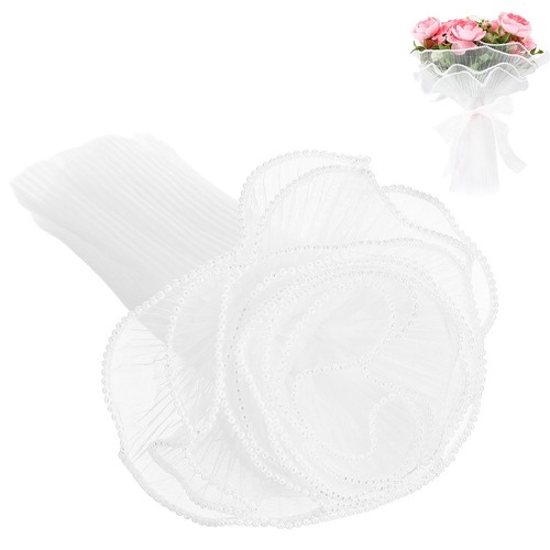 Bouquet Wrapping Net Wrinkled Wavy Flower Wrapping Mesh Bouquet | eBay UK