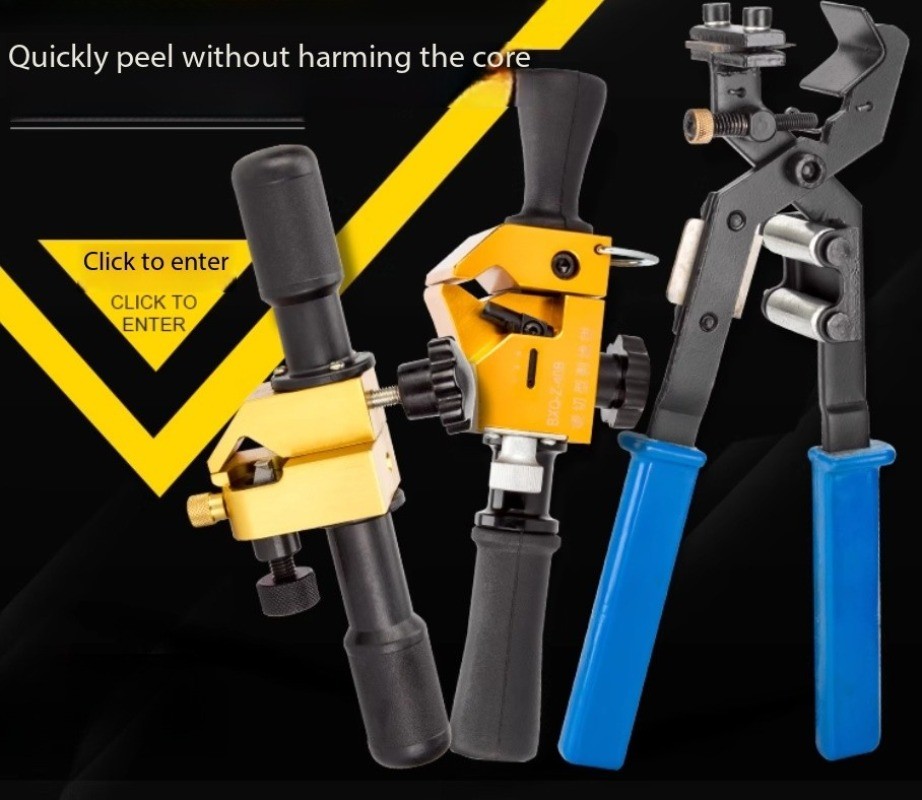Multi-Function Manual Wire Stripper with Rotating Cable Stripping ...