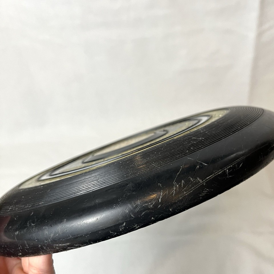 Vtg Black Wham-O Frisbee Disc 150G Model Master Tournament 1967 w ...