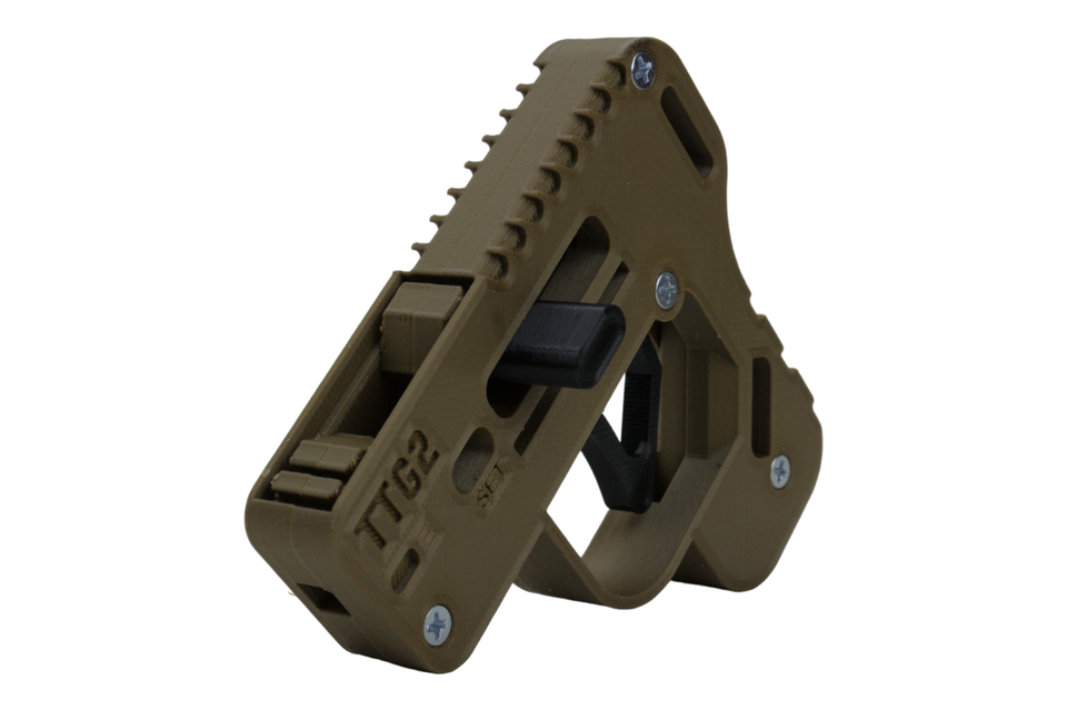 3D Printed Tic Tac Gun Toy Model:TTG2 Color: Wood/Black (Tic Tac's ...