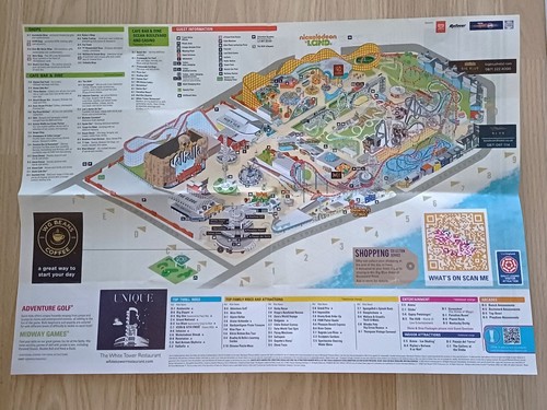 Blackpool Pleasure Beach Large Folding Park Map Summer Edition 2022 ...