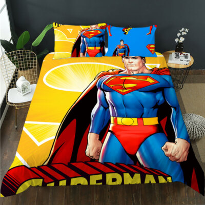 Vigorous Superman 3D Print Duvet Quilt Doona Covers Pillow Case Bedding ...