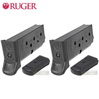 TWO RUGER LCP II .380 ACP 6-Round MAGAZINES 90621 FAST SHIP | eBay