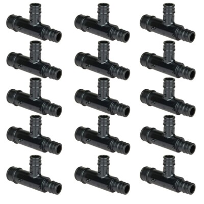 20pcs F1960 1"x3/4"x3/4" Reducing TEE Pex A Poly Expansion Fittings ...