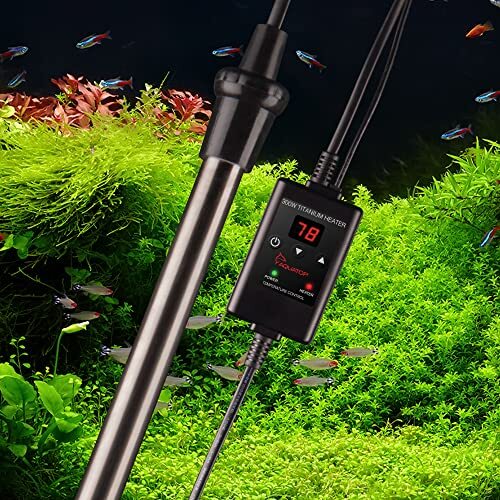 300W Titanium Heater with Controller - Fully Submersible For Fish Tanks ...