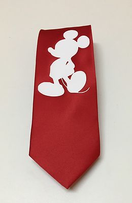 Cool Red Necktie , New, Mouse, Great Gift, Birthday, Wedding, Christmas ...