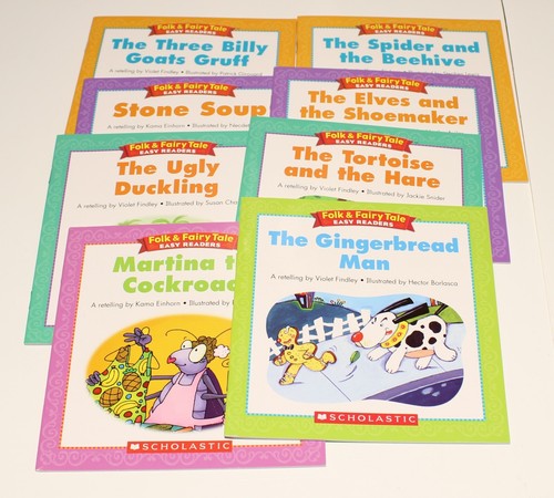 Scholastic Folk & Fairy Tale Early Easy Readers 8pc | eBay