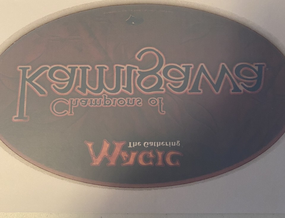 Magic The Gathering Champions of Kamigawa Promo Window Cling Sticker ...