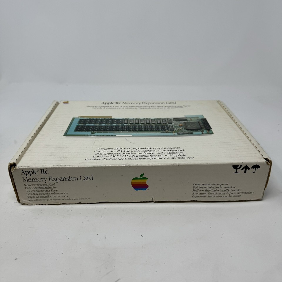 1986 Apple IIc - Memory Expansion Card Box Only Collectible Vintage | eBay