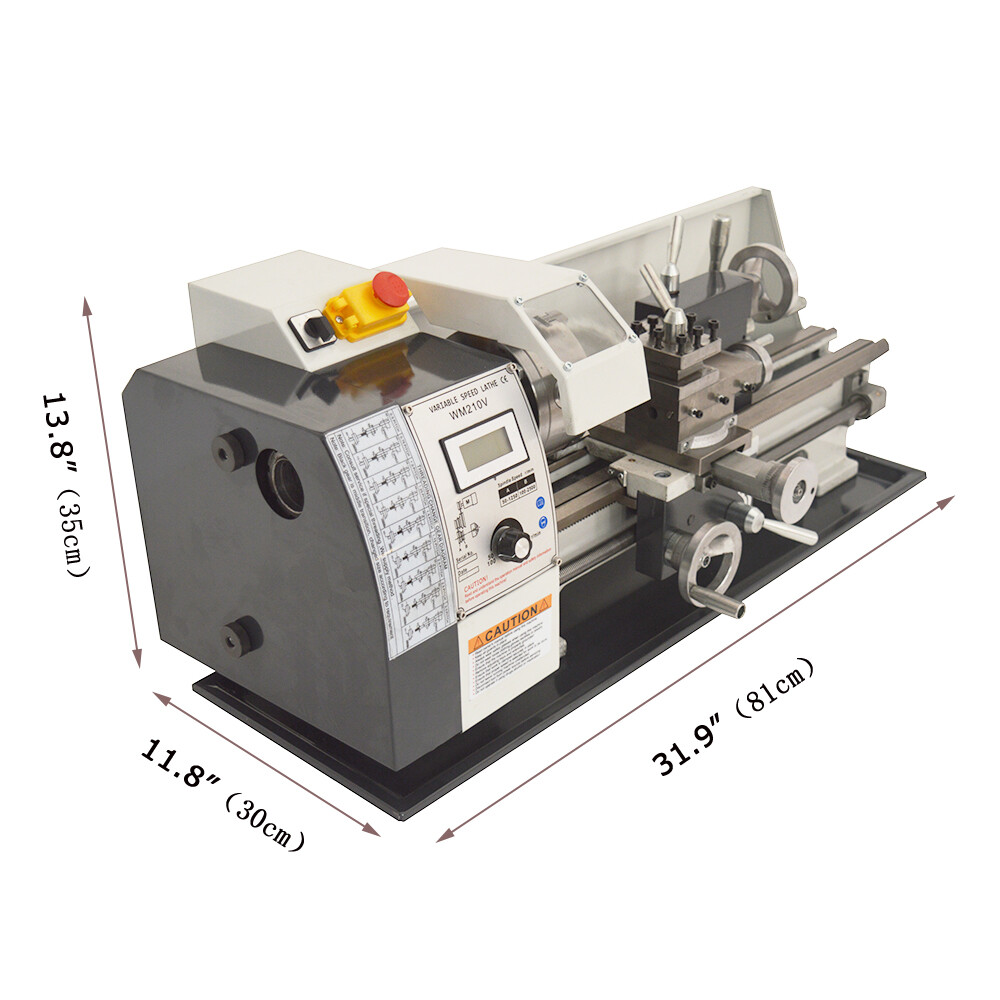 Metal Wood Lathe Variable Speed Thread Bench Precision Lathe ...