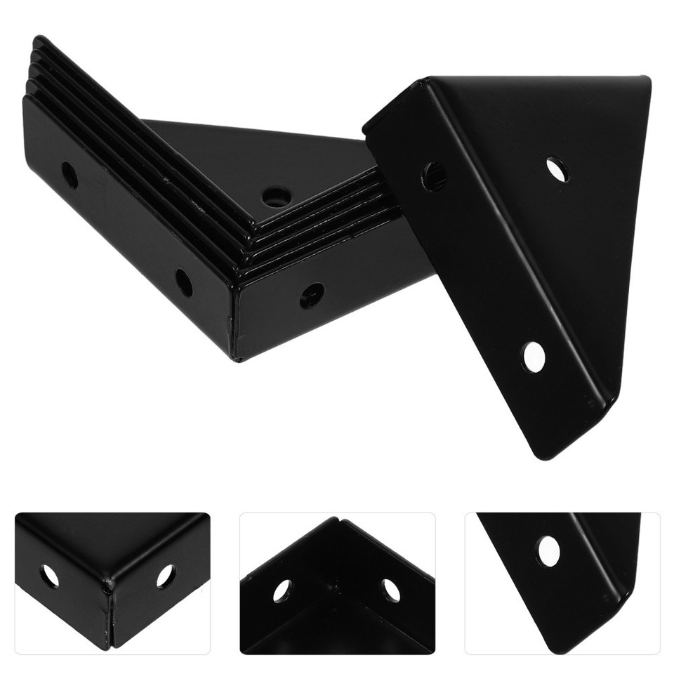 6pcs Corner Braces Triangle Corner Brackets Bed Table Corner Connectors ...