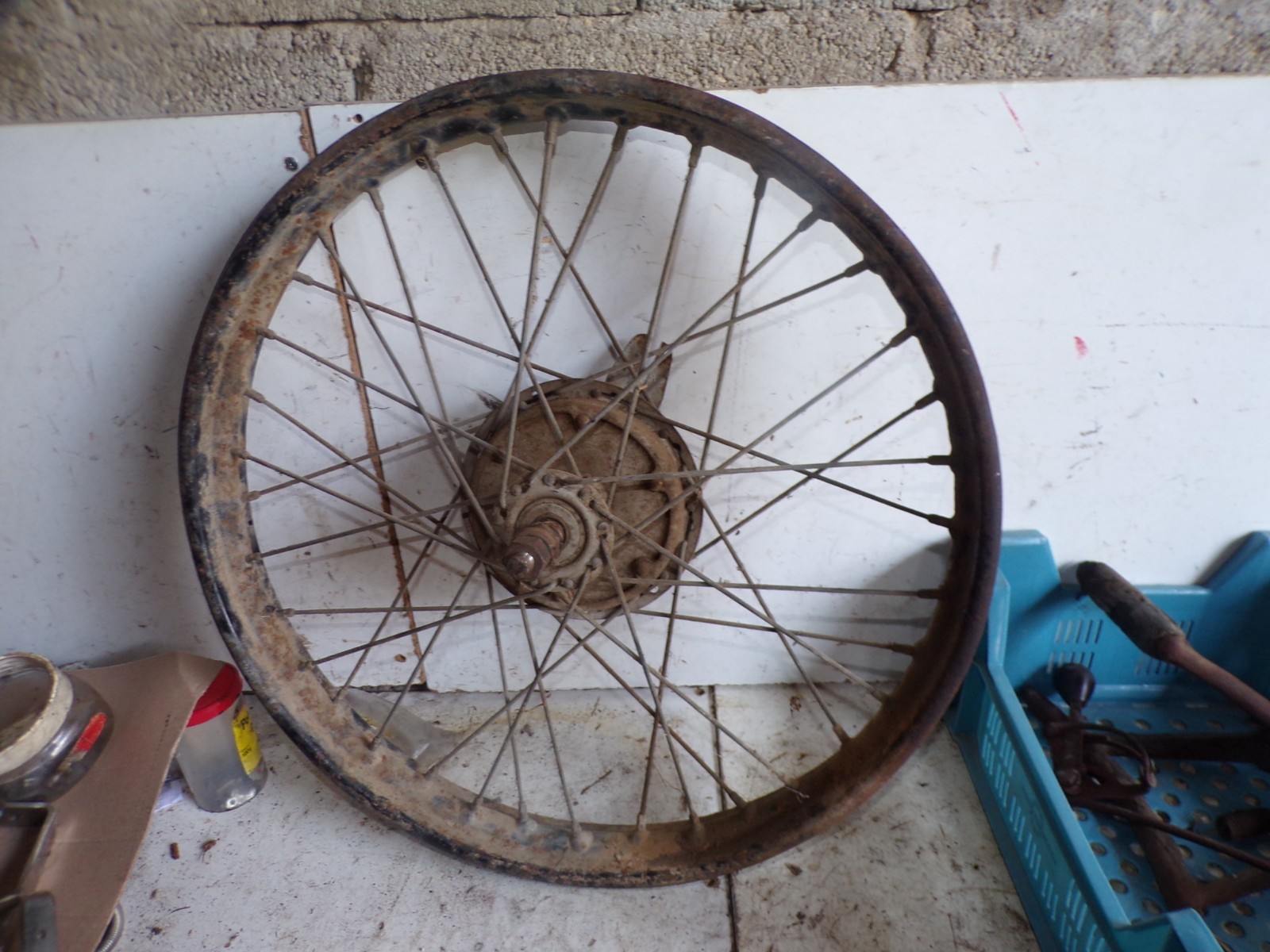 jante roue 175 moto ancienne monet goyon alcyon peugeot radior autre ...