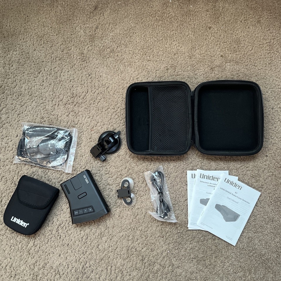 Uniden R7 Long Range Radar Detector - Black 50633600528 | eBay