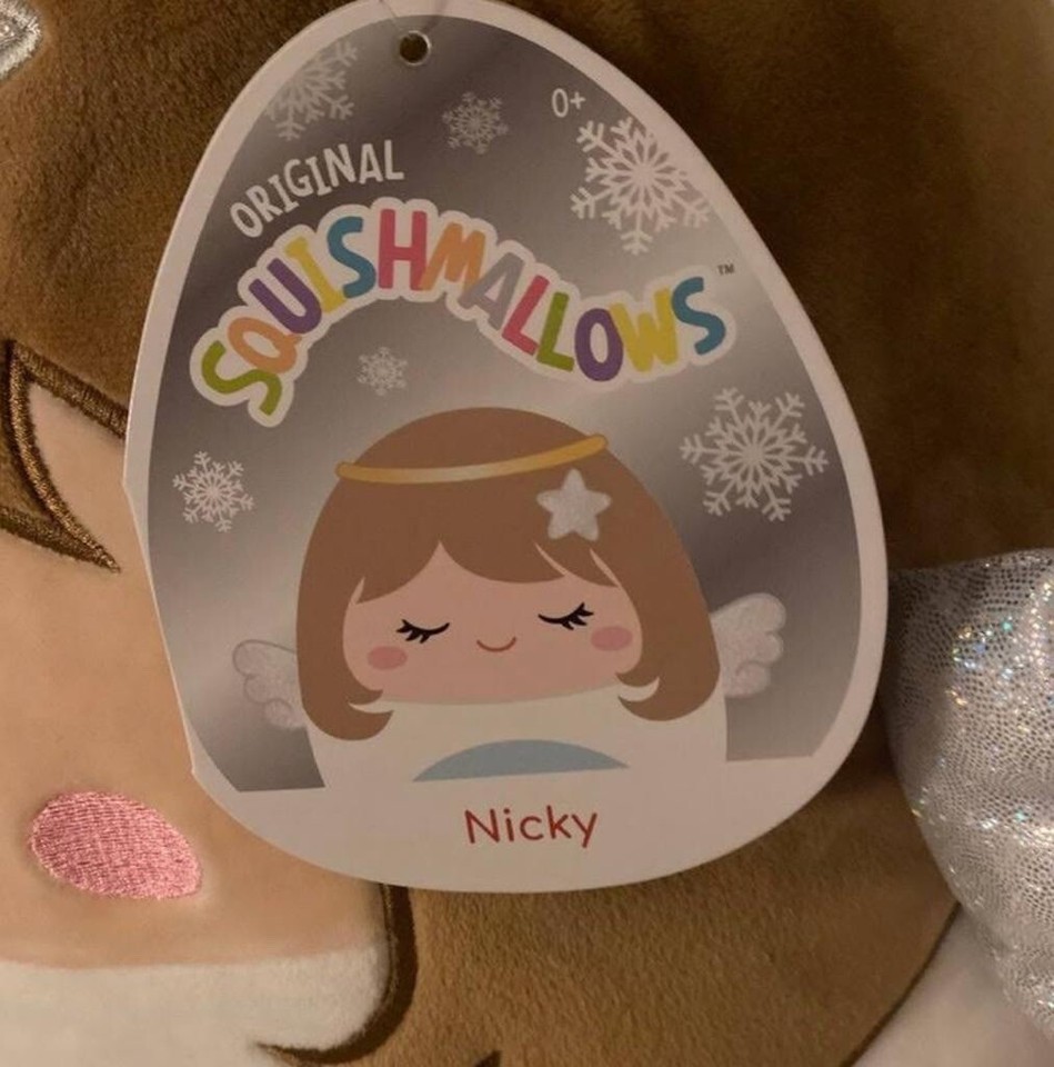 Squishmallow 12” Nicky The Christmas Angel Plush Kellytoy 2021 734689470464| eBay