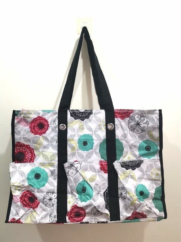 Thirty One Bulk Super Organizing Zip Top Utility tote Shoulder Storage ...